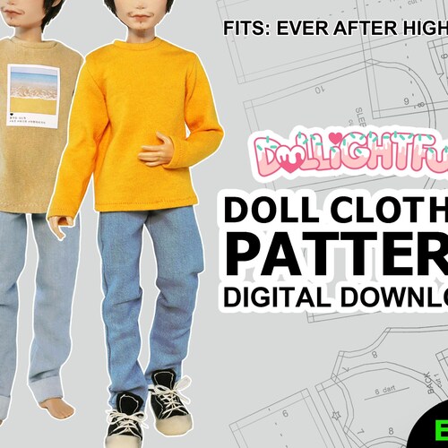 DIGITAL Download Pattern & Instructions Ever After High - Etsy