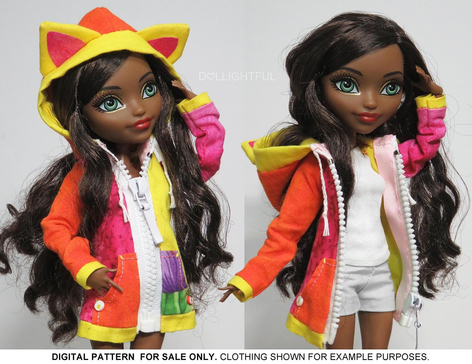 DIGITAL Download Doll Clothes Pattern: Oversized Hoodie for - Etsy Canada