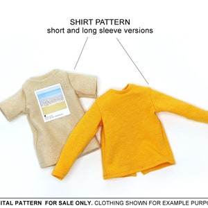 Shirt & Jeans [EAH Boy] - DIGITAL Download Doll Clothes Pattern - Etsy