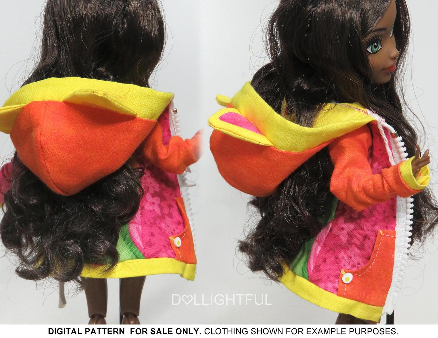 DIGITAL Download Doll Clothes Pattern: Oversized Hoodie for - Etsy Canada