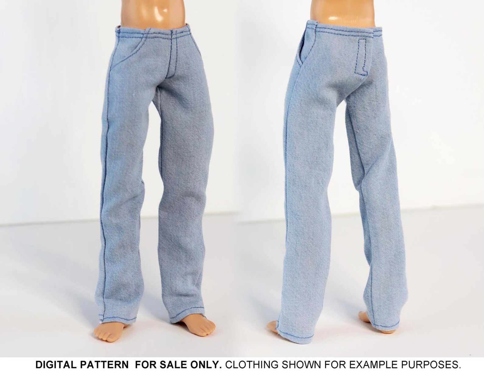 Shirt & Jeans [EAH Boy] - DIGITAL Download Doll Clothes Pattern - Etsy
