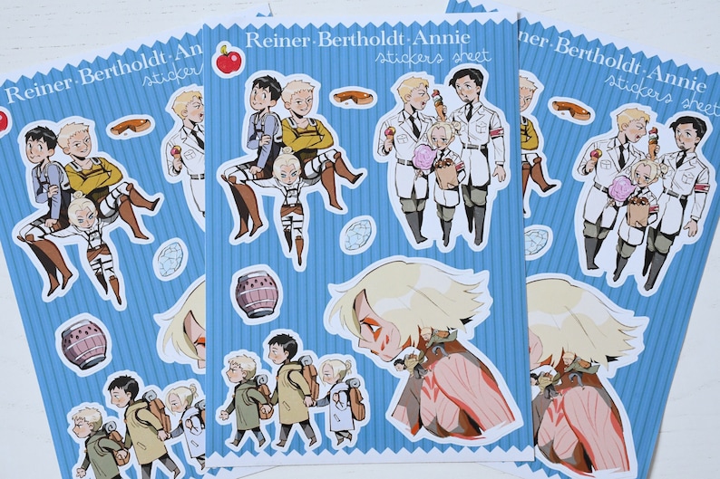 AOT RBA Stickers Sheet - Etsy
