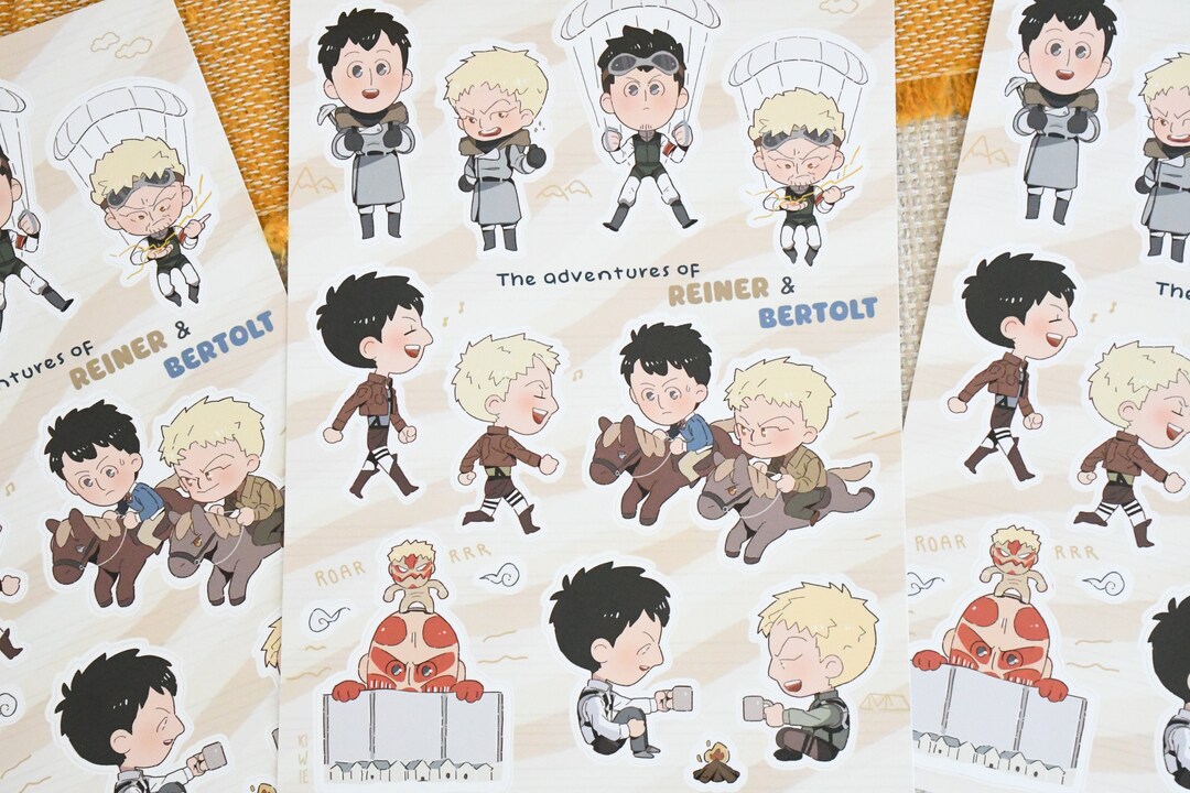 The Adventures of Reibert - Stickers Sheet - Etsy