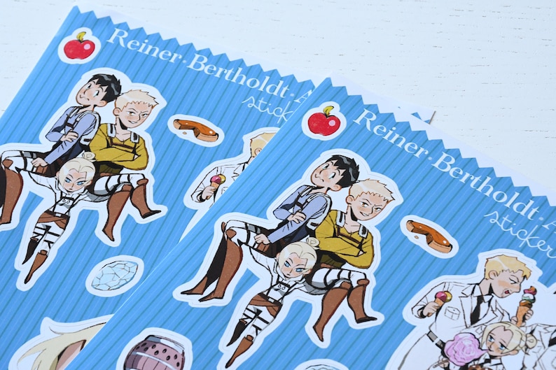 AOT RBA Stickers Sheet - Etsy