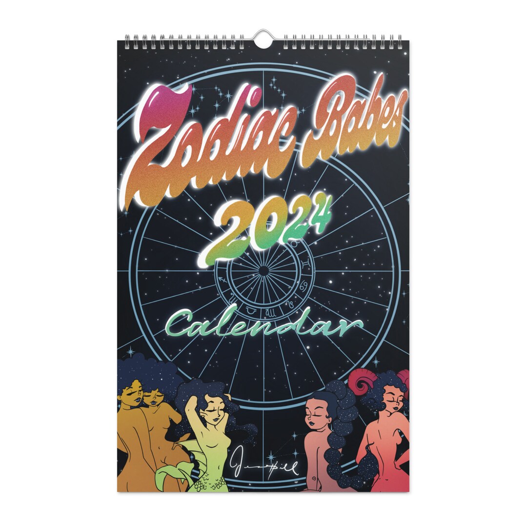 Zodiac Babes Wall Calendar 2024 - Etsy