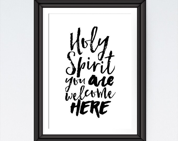 INSTANT DOWNLOAD Bible Verse Printable, Scripture Print, Holy Spirit ...