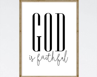 God is Good All the Time Farmhouse Print, Christian Wall Art, Farmhouse ...