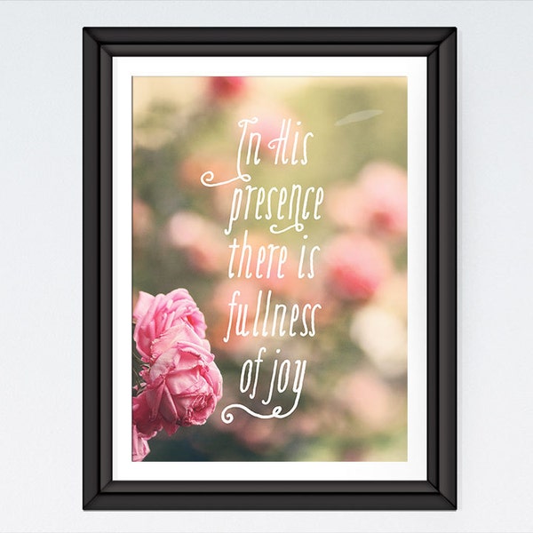 In His Presence Sign - Etsy