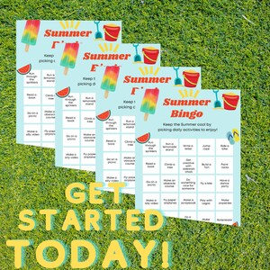 Summer Bingo Digital Download - Etsy