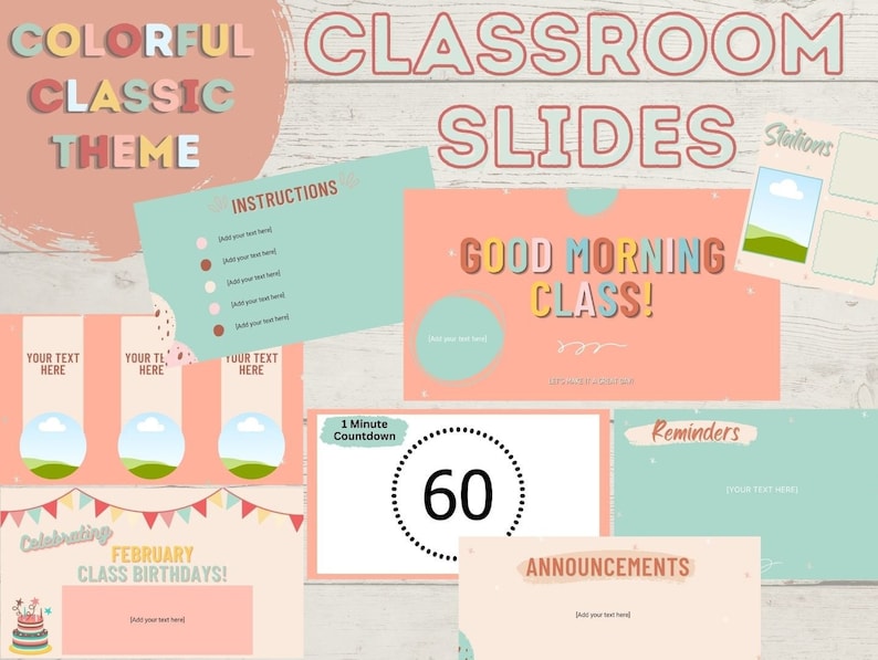 SLIDE DECK | Classroom Slide Templates | Google Slides Powerpoint ...