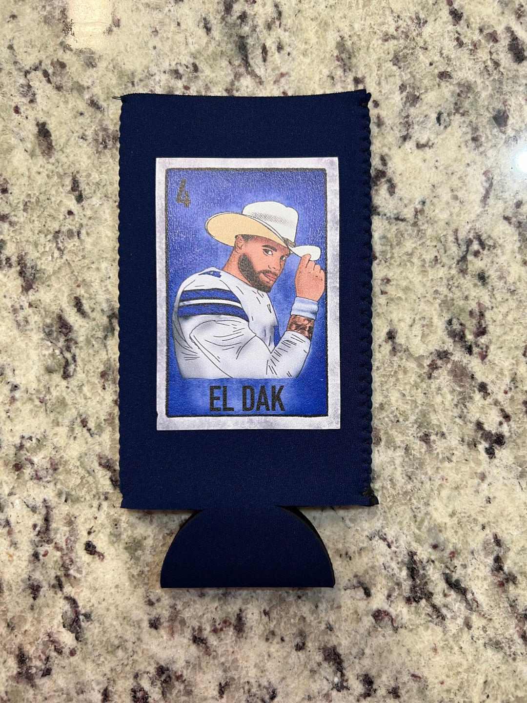 Dak Prescott Dallas Cowboys 25oz Can Coolie - Etsy