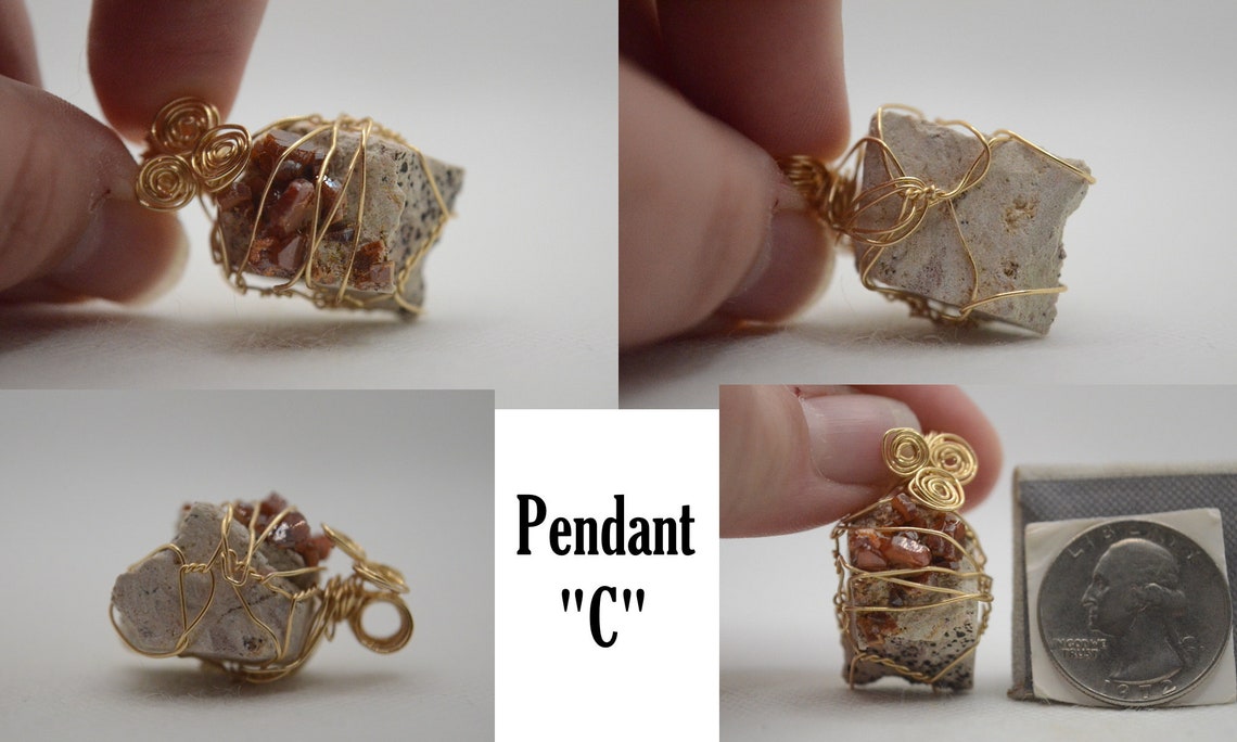 Vanadinite Pendant - Etsy