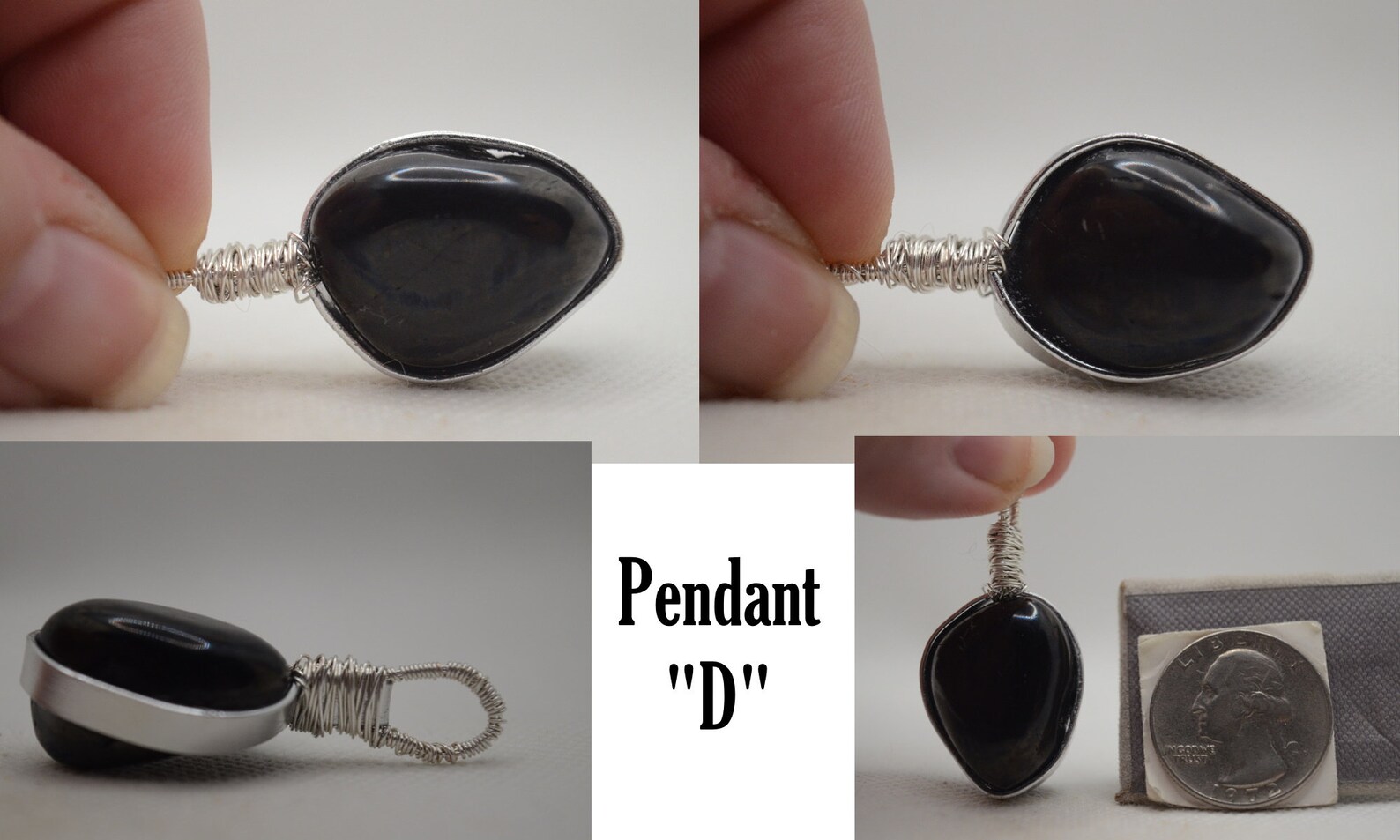 Jet Pendant - Etsy
