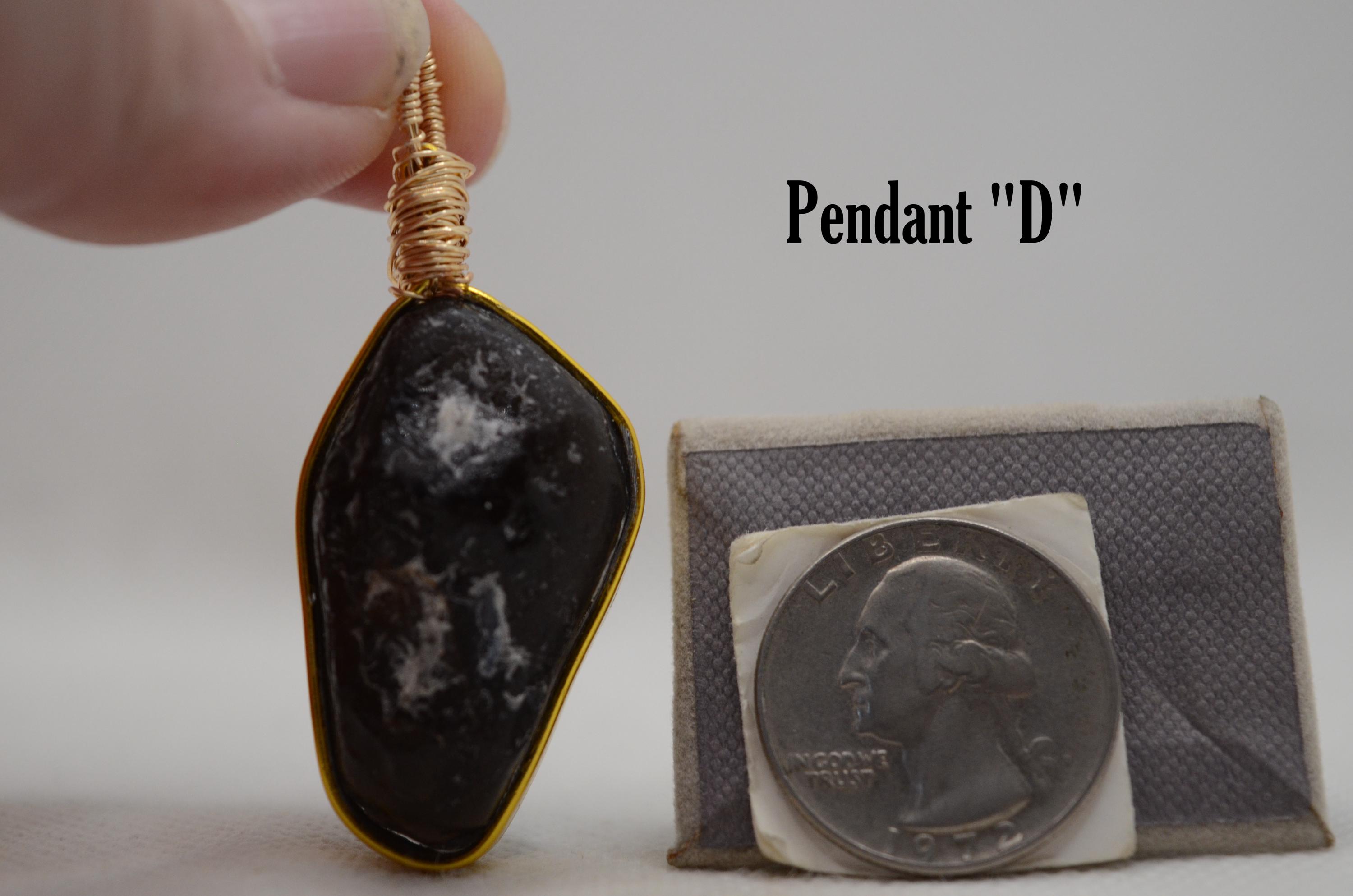 Apache Tear Pendant - Etsy