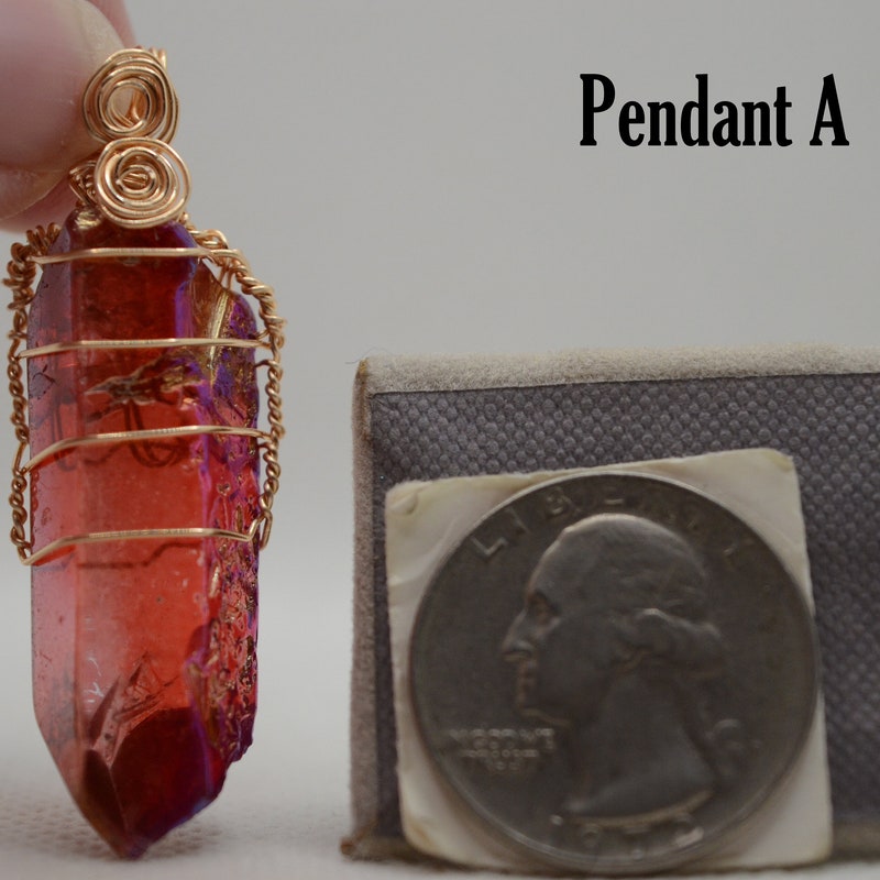 Ruby Aura Quartz - Etsy