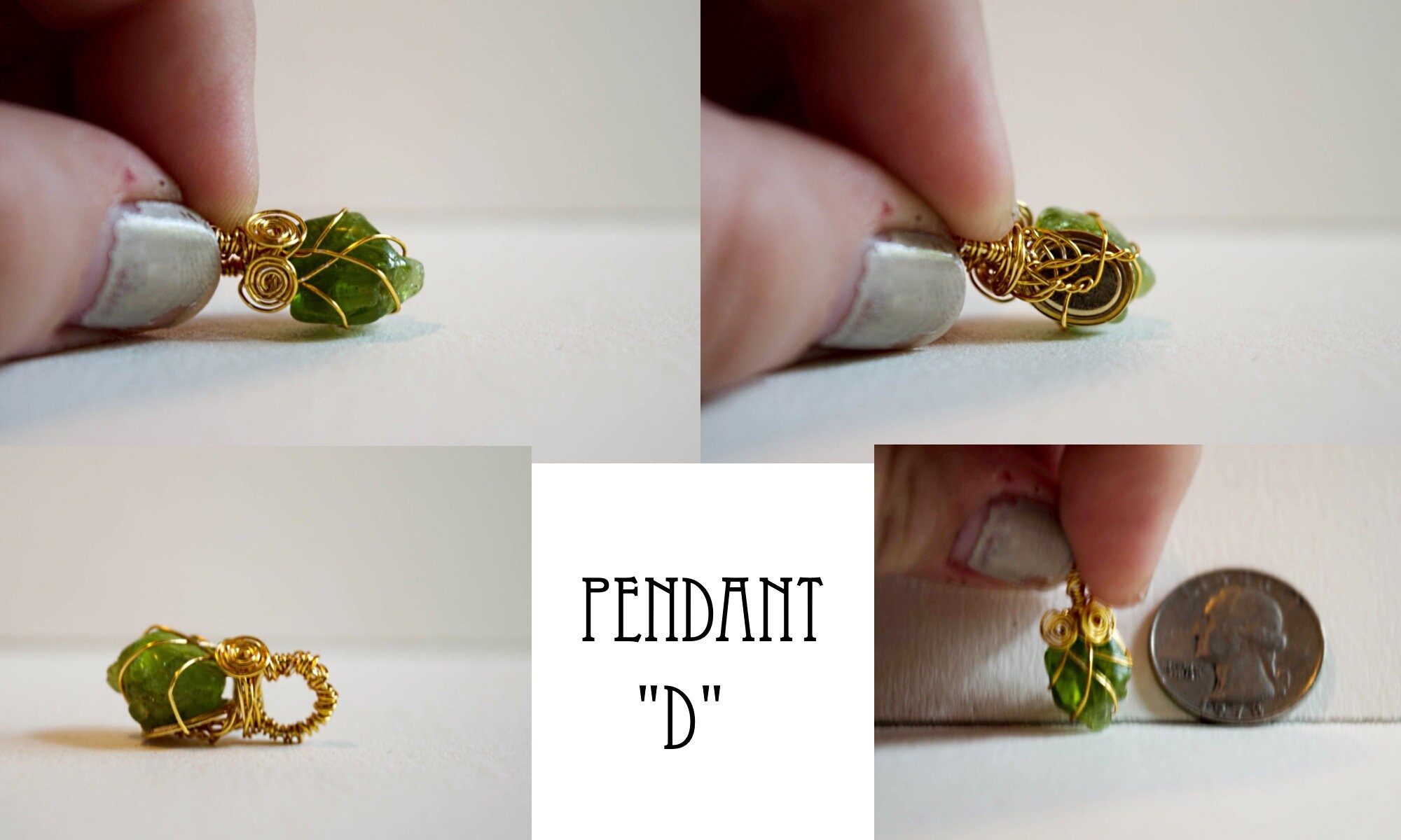 Peridot Pendant | Etsy