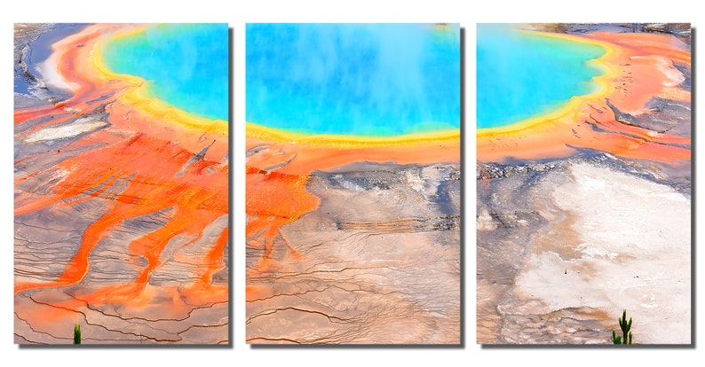 Metal Prints Grand Prismatic Hot Spring Wall Art - Etsy