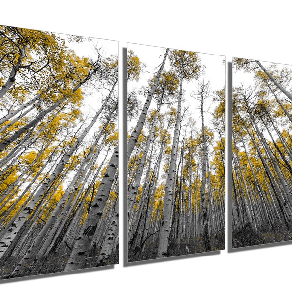Triptych Aspen Tree - Etsy
