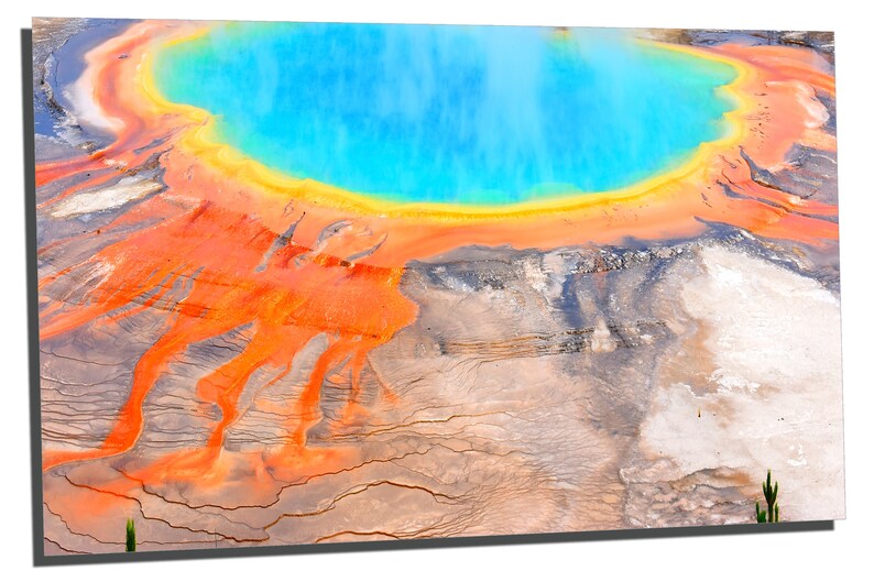 Metal Prints Grand Prismatic Hot Spring Wall Art - Etsy
