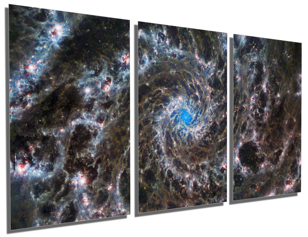 Metal Print - Phantom Galaxy NASA JWST Wall Art James Webb Space ...