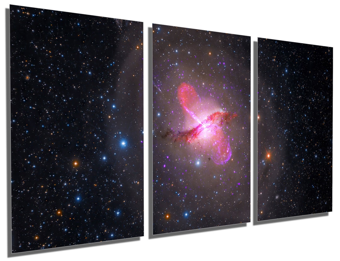 Metal Print - Centaurus A Space Art Wall Decor Nasa's Hubble, Spitzer ...