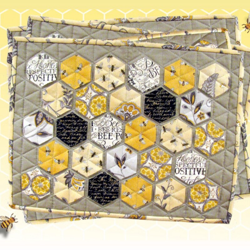 Hexagon Quilt Pattern - Etsy