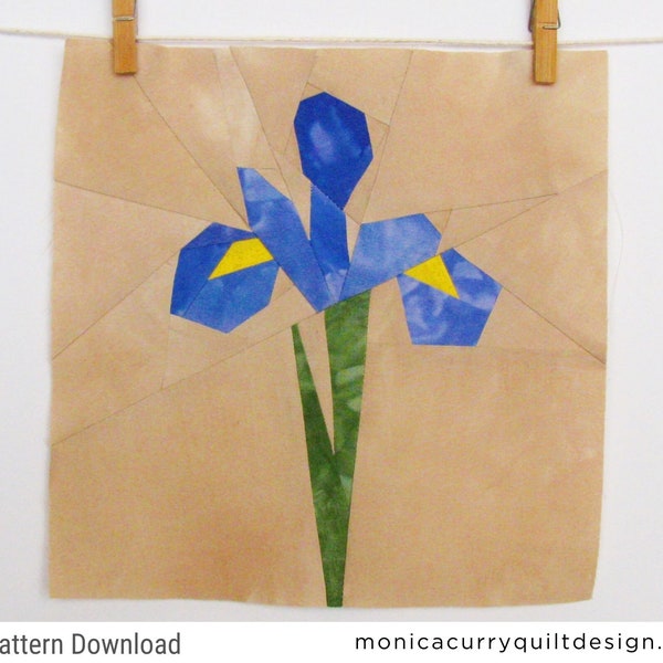 Iris Quilt Pattern - Etsy