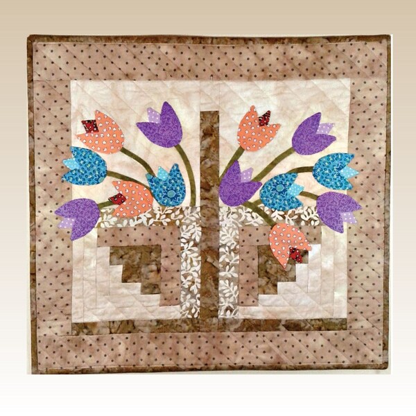 Flower Basket Quilt - Etsy