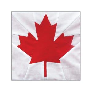 CANADIAN FLAG Banner Pattern - Etsy