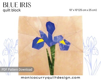 Iris Quilt Pattern - Etsy