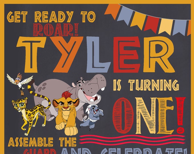 Lion Guard Birthday Invitation digital File | Etsy