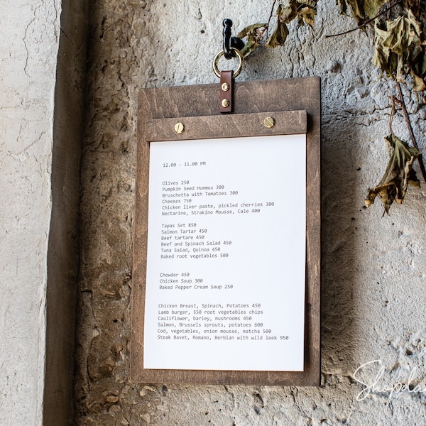 Menu Board - Etsy