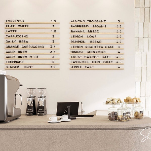 Cafe Menu Board - Etsy