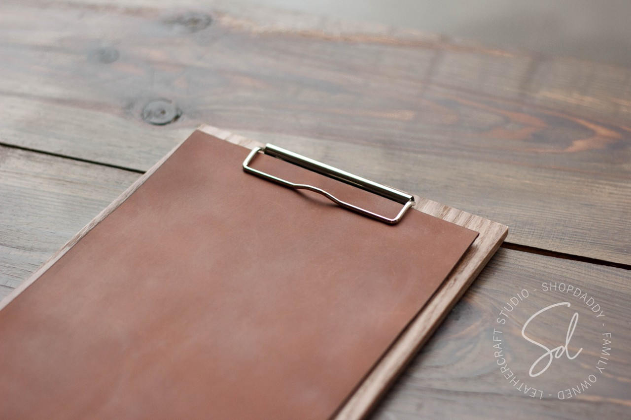 Leather Clip Board Binder Restaurant Menu Covers Wooden Menu | Etsy