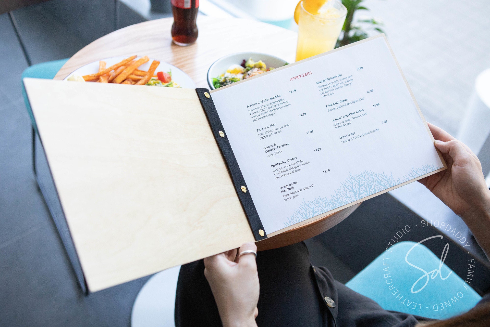 Restaurant Menu Covers Wooden Menu Holder 8.5x11 Cafe Bar | Etsy