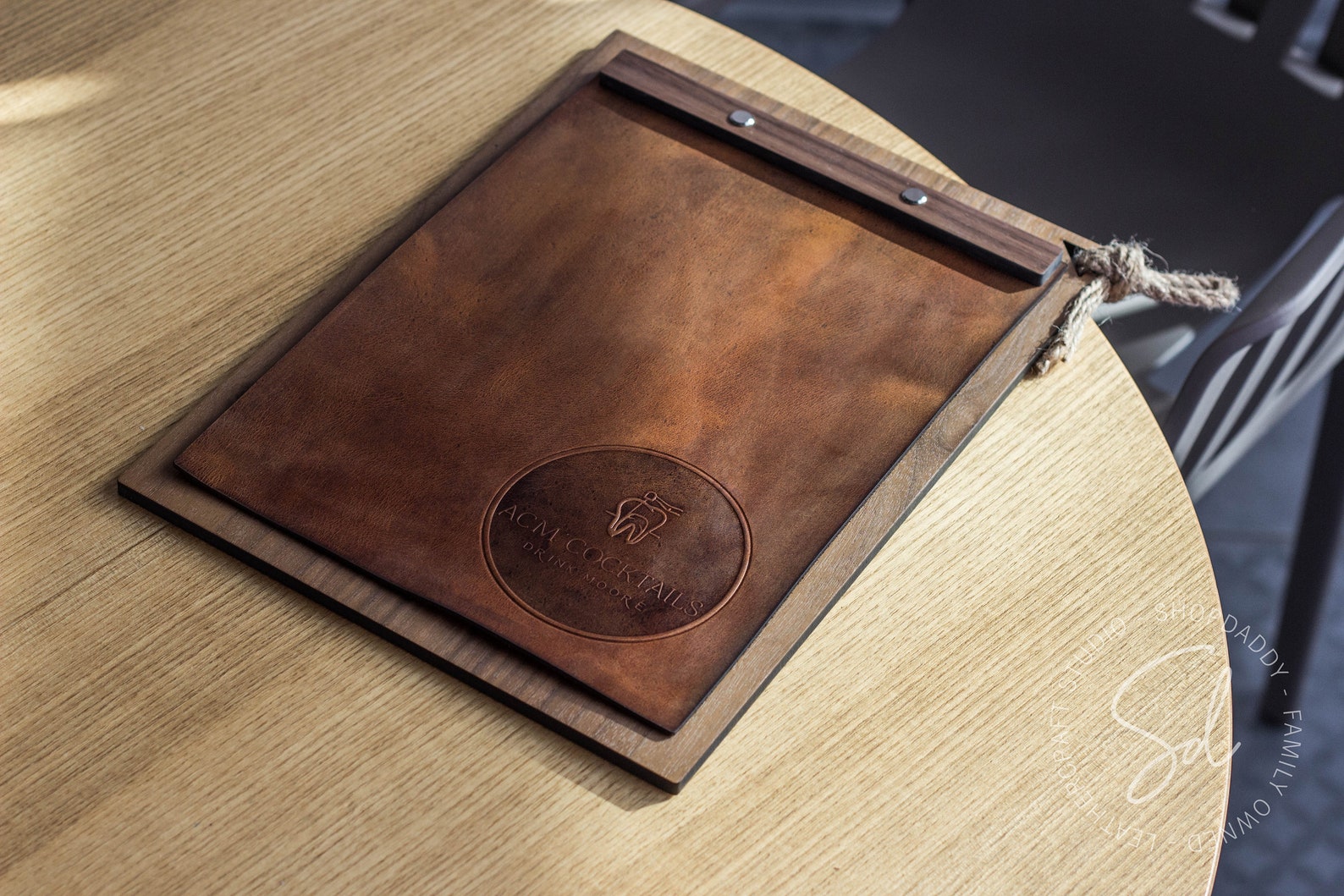 Leather Wooden Menu Holder Restaurant Menu Covers 8.5x11 - Etsy