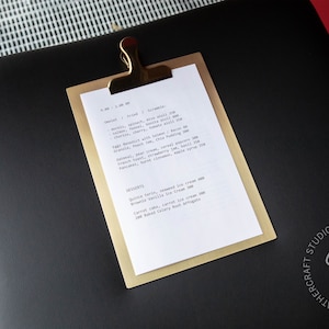 Metal Golden Clip Board Binder, Restaurant Menu Covers, Copper Brass ...