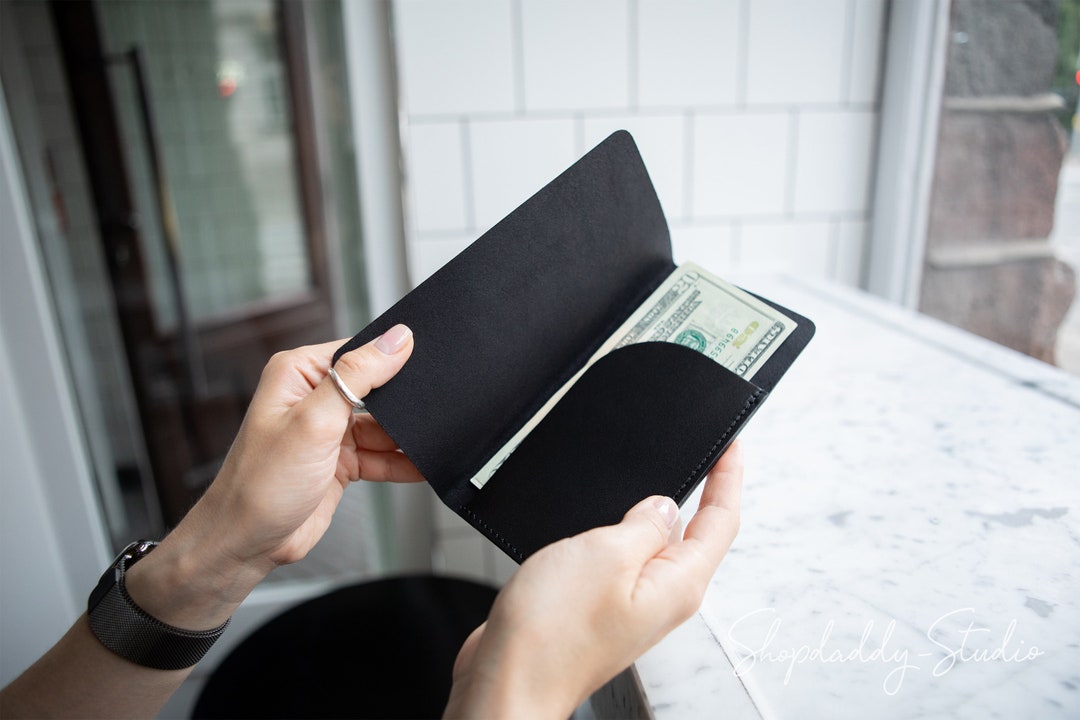 Custom Leather Check Presenter - Personalized Guest Check Book for ...