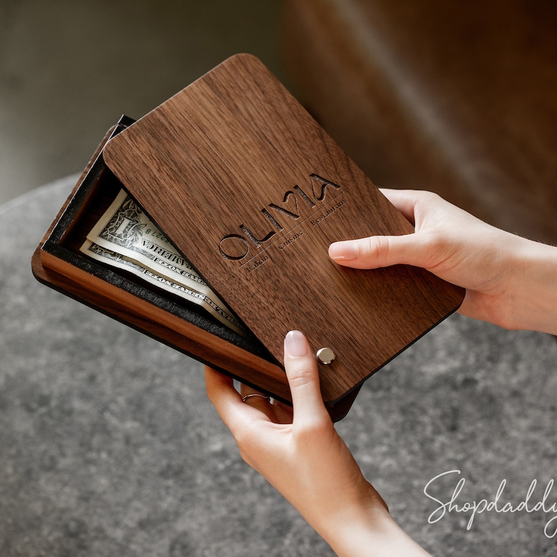 Wooden Bar Check Holders - Etsy