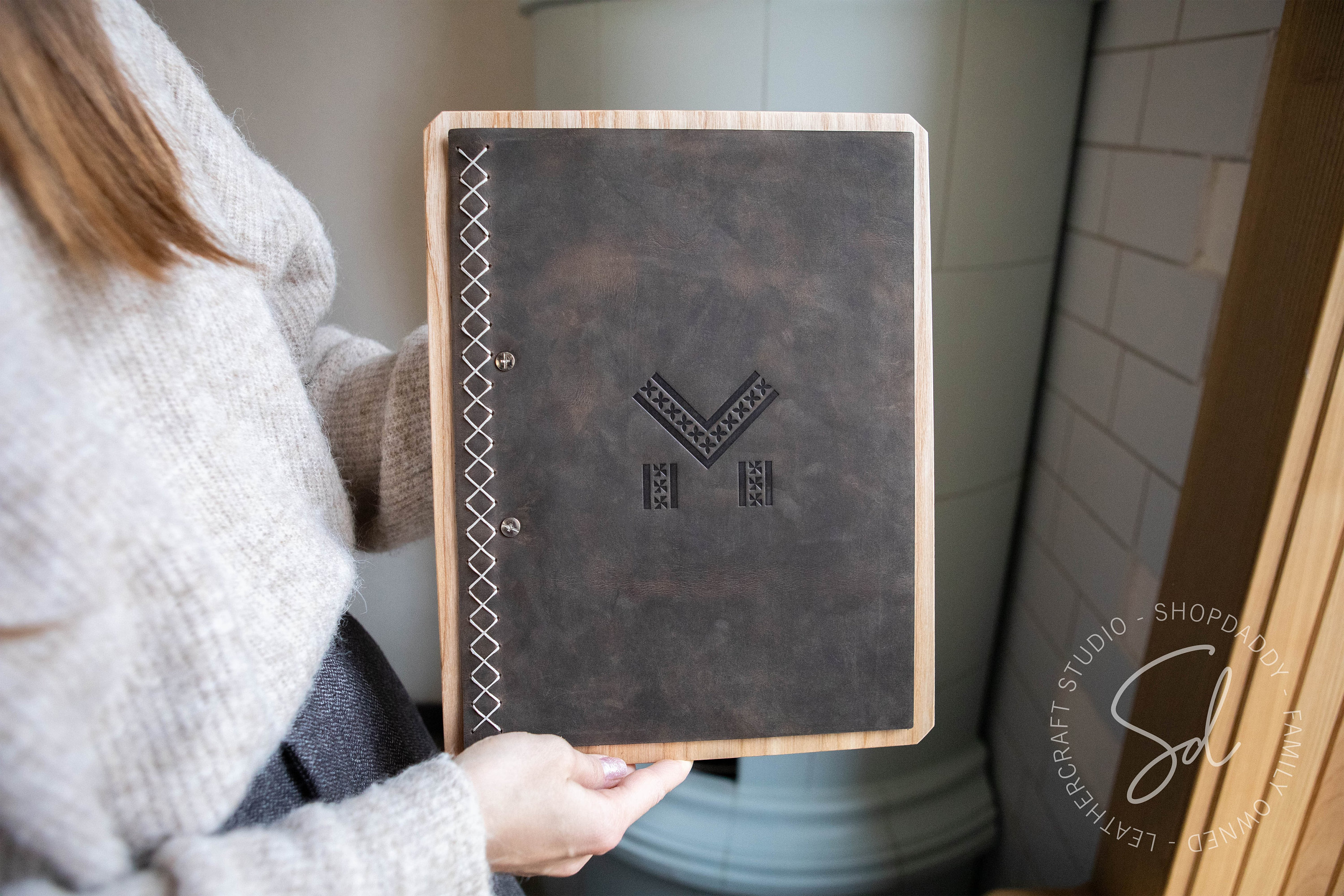Cafe Bar Menu Board Restaurant Menu Covers Leather Wooden | Etsy