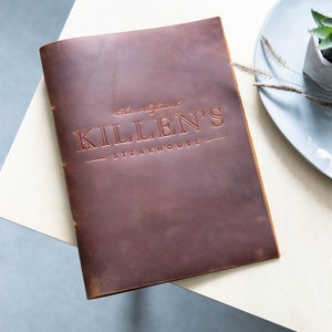 Leather Menu Cover, Restaurant Menu Cover Book, Cafe Bar Menu Covers ...