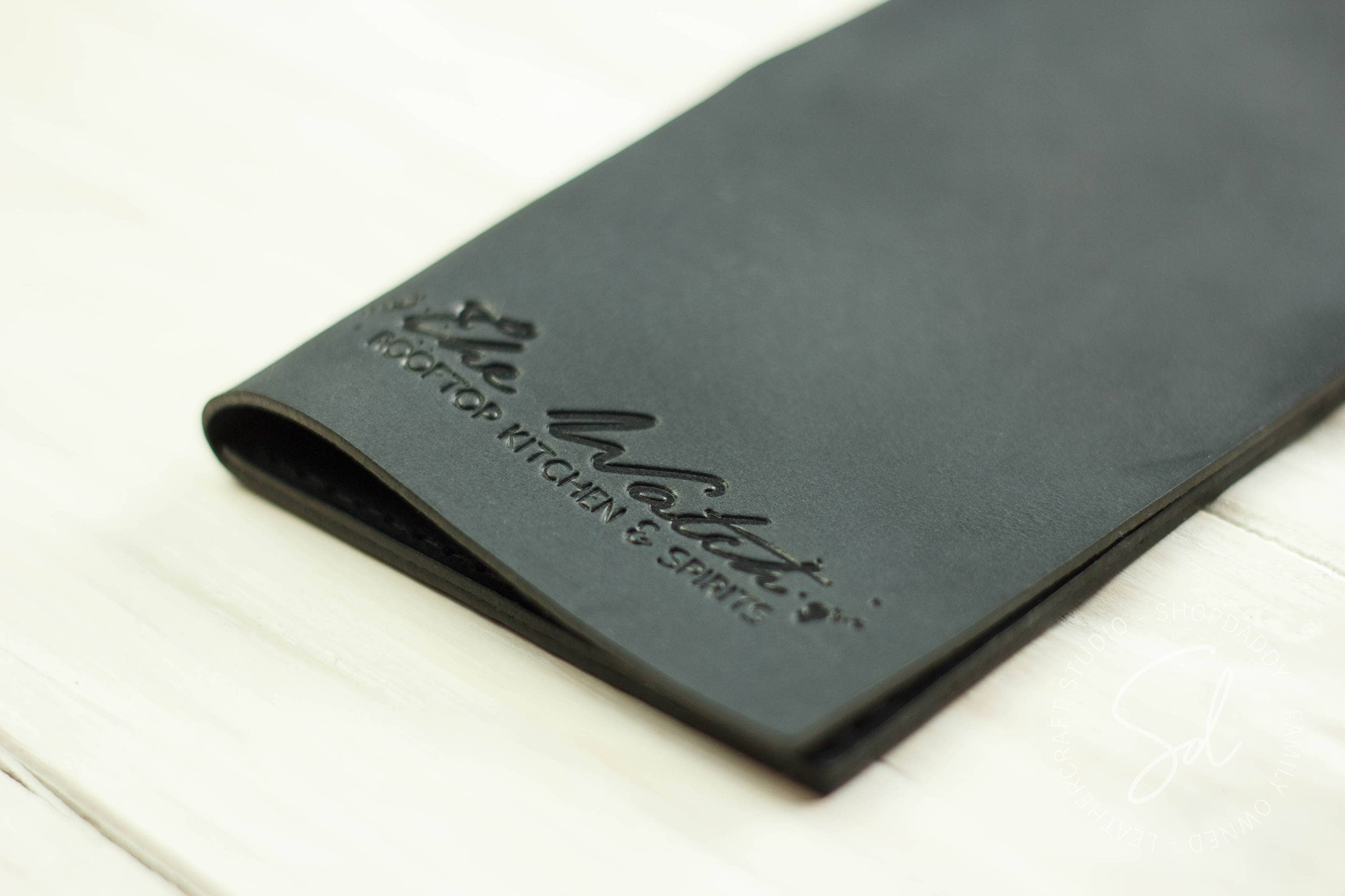 Leather Check Presenter Cafe Check Holder Restaurant Bill - Etsy