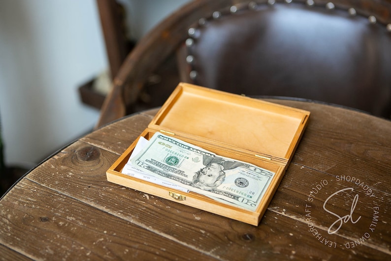 Wooden Check Presenter Box Receipt Holder Cafe Check Holder | Etsy