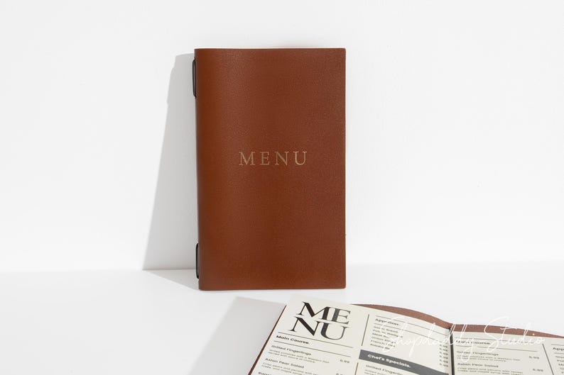 Leather Menu Covers — Order in Multiples of 5 — Ready to Ship From USA ...