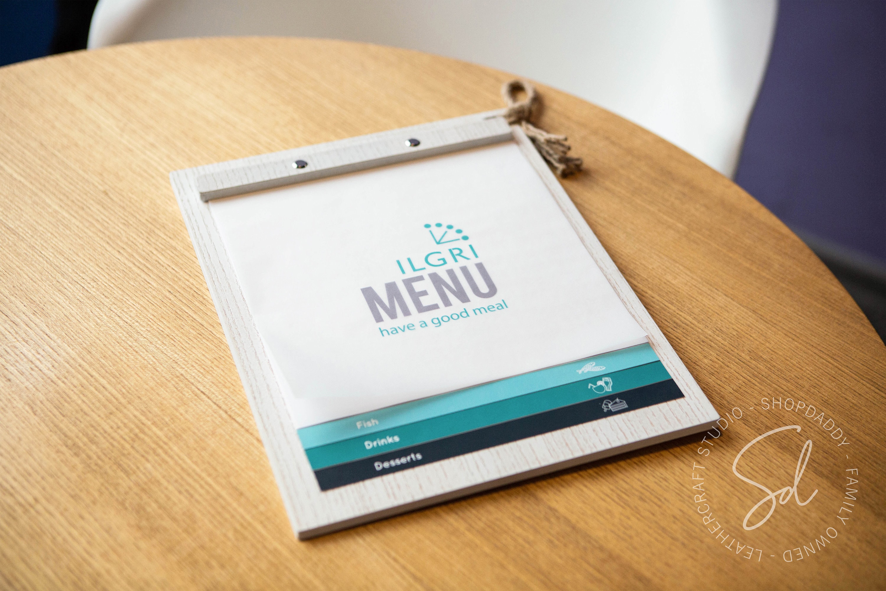 Wooden Menu Holder Restaurant Menu Covers Cafe Coffee Bar - Etsy