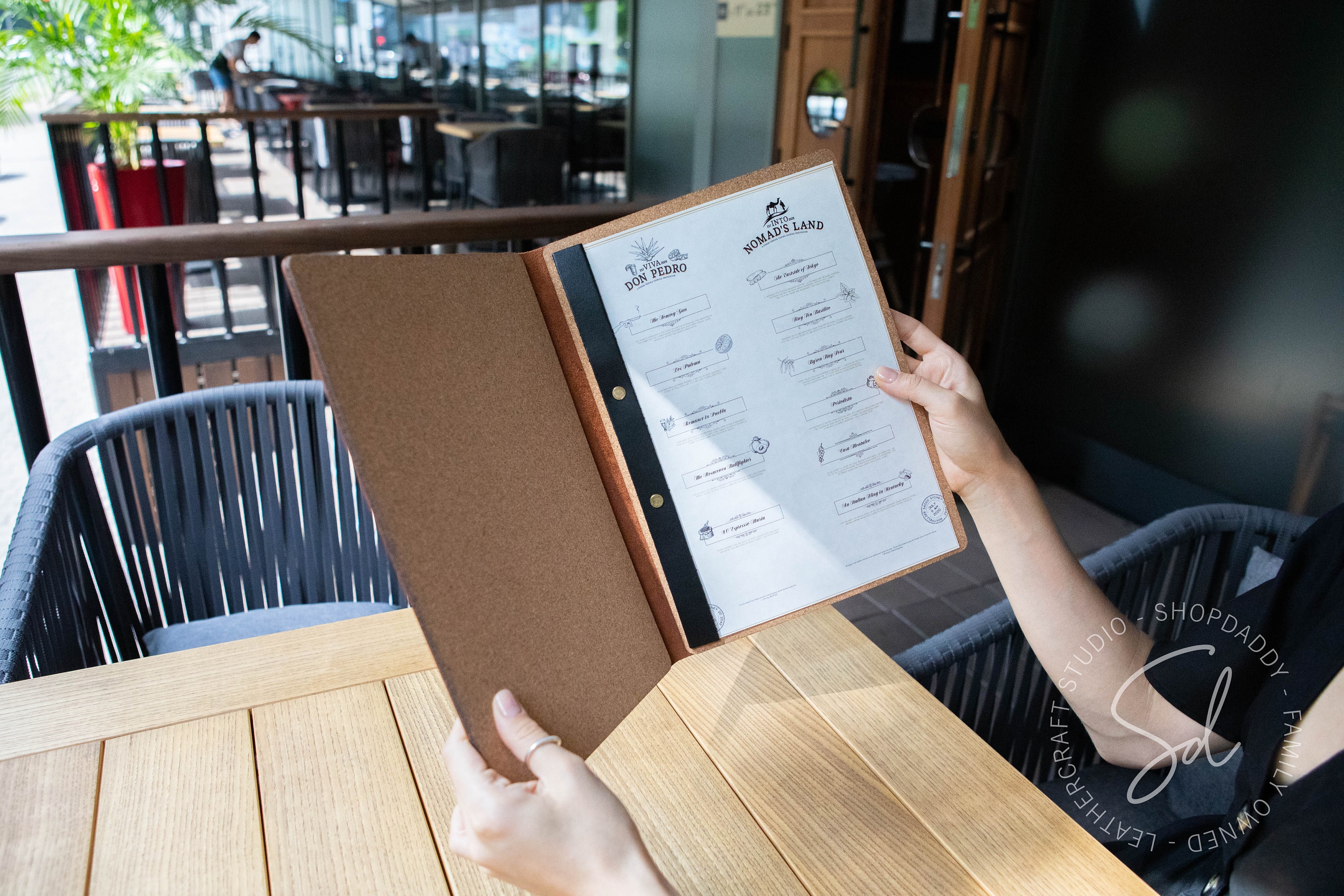 Menu Covers Menu Folio Book Leather Menu Restaurant Menu - Etsy Canada