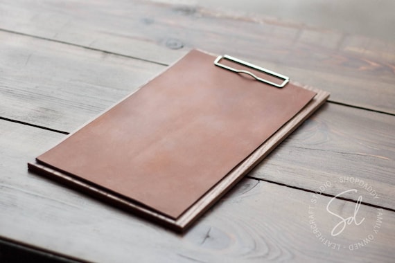 Leather Clip Board Binder Restaurant Menu Covers Wooden Menu | Etsy