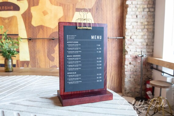 Board Menu Stand