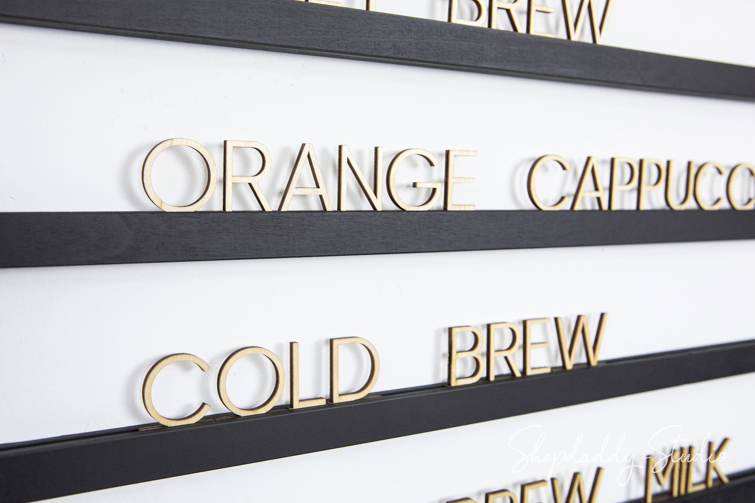 Menu Board Letter Board Message Board Wall Menu Cafe - Etsy