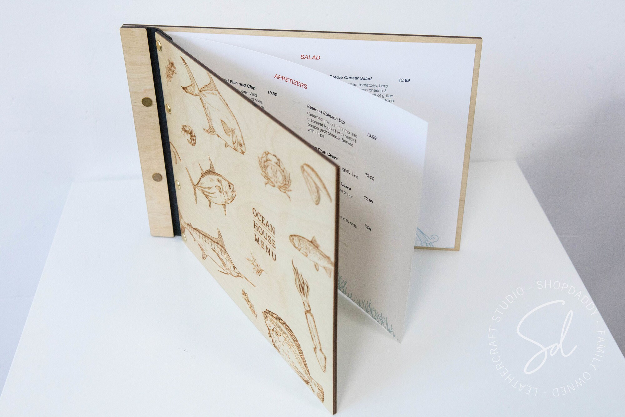 Restaurant Menu Covers Wooden Menu Holder 8.5x11 Cafe Bar | Etsy